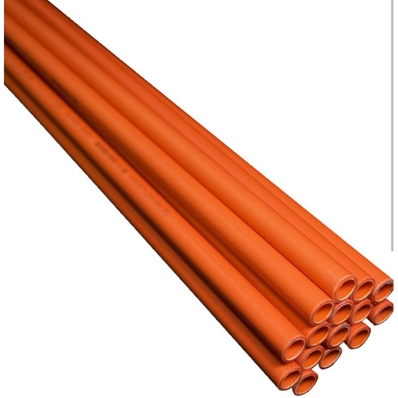 ORANGE COLOUR 20MM X 1.4METER PVC CONDUIT PIPE | Shopee Malaysia