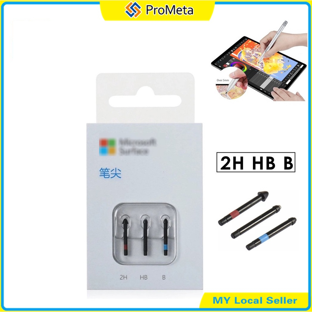 Pen Tips Kit With 2H HB B Refill Replacement For Microsoft Surface Pro ...