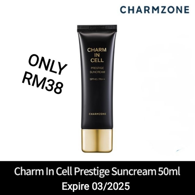 CHARMZONE Charm in Cell Prestige Suncream Spf40+PA+++ 50ml(buy 1 free 1) | Shopee Malaysia