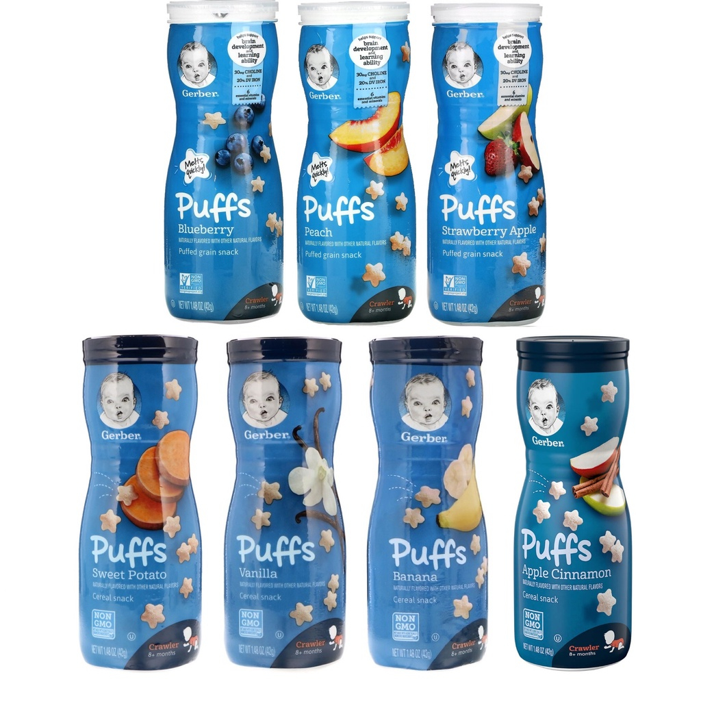 GERBER Puffs Snack 42g | Shopee Malaysia