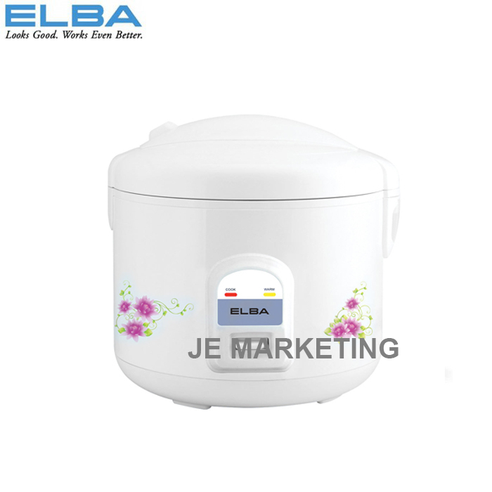 ELBA 1.8L JAR RICE COOKER ERC-E1831(WH) | Shopee Malaysia