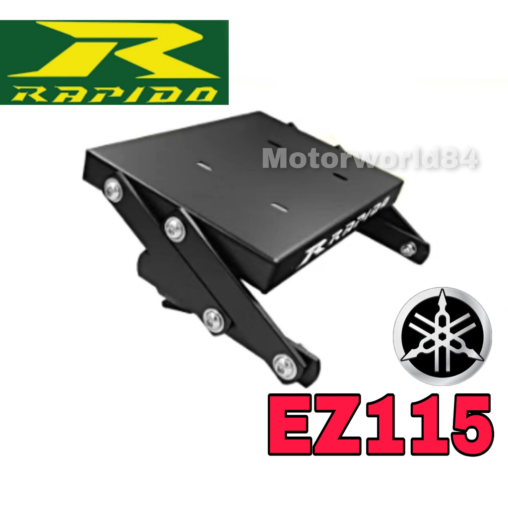 MONORACK RAPIDO ADJUSTABLE REAR RACK MONORACK YAMAHA EZ115 | Shopee ...
