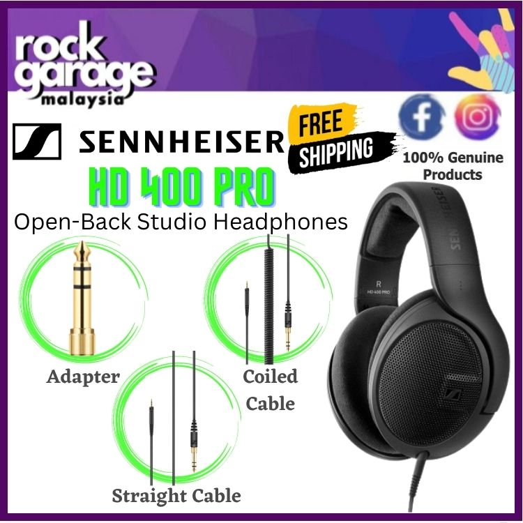 Sennheiser HD 400 Pro Open-Back Studio Headphones ( HD400 / HD-400 ) | Shopee Malaysia