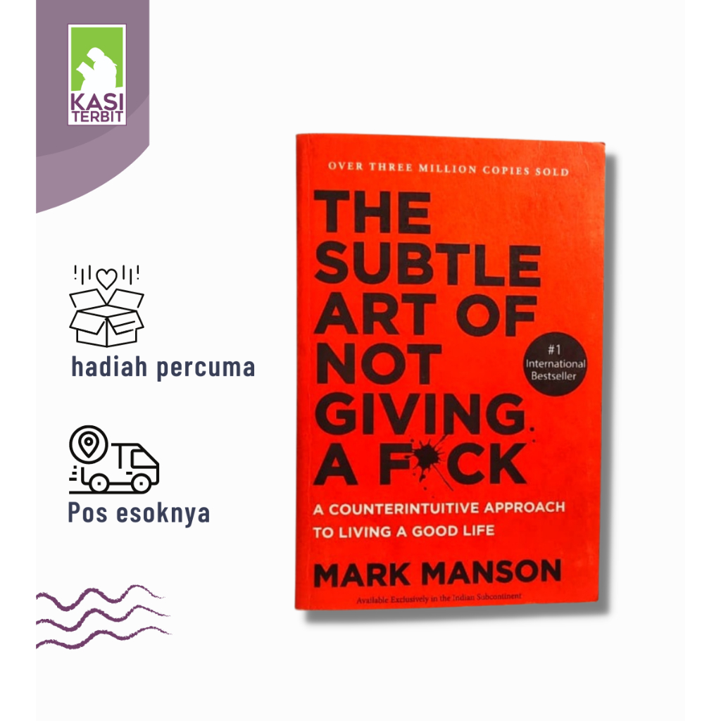 The Subtle Art of Not Giving a F*ck - Mark Manson - Self Help | Shopee ...