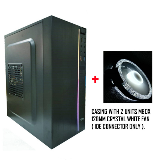 MBOX MINI Atx Tower Pc Casing With RGB LED Strip Front Panel (MATX/ITX ...