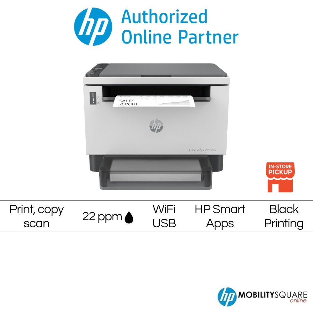 HP LaserJet Tank MFP 1602w Printer | Shopee Malaysia