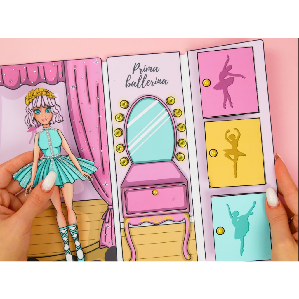 PDF] Paper House Ballet Stage Dresses Printable Preschool Kids Activity ...