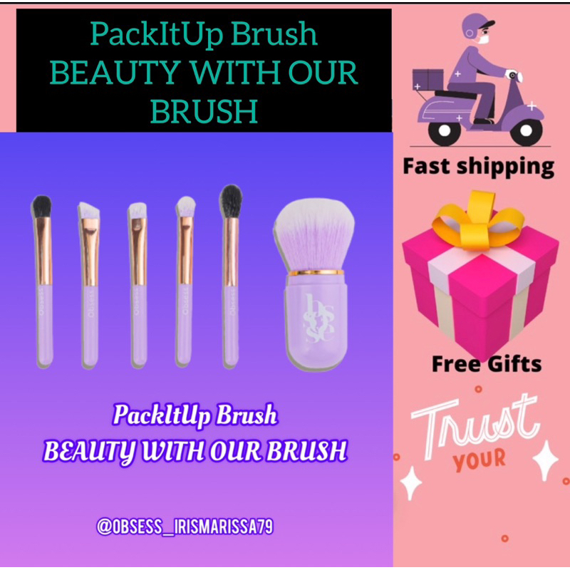 [ PROMO ] READY STOCK BRUSH OBSESS | SET BRUSH| SET BERUS MAKEUP OBSESS ...