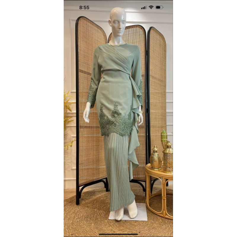 [HOT DESIGN] ZARALIA KURUNG HIASAN ROPOL DITEPI BAJU | BAJU KURUNG ...