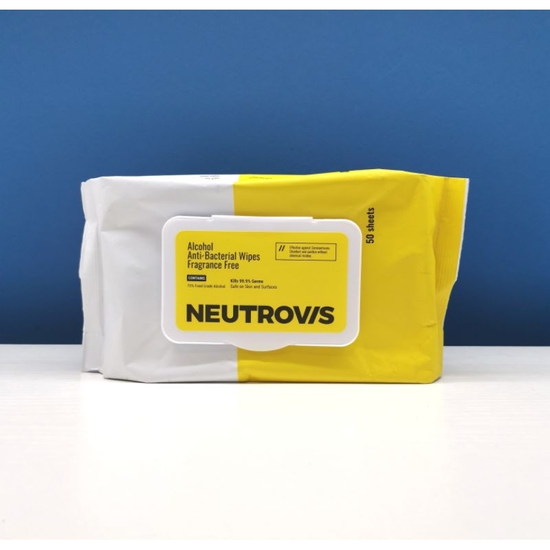 NEUTROVIS Antibacterial Wipes 50 Sheets | Shopee Malaysia