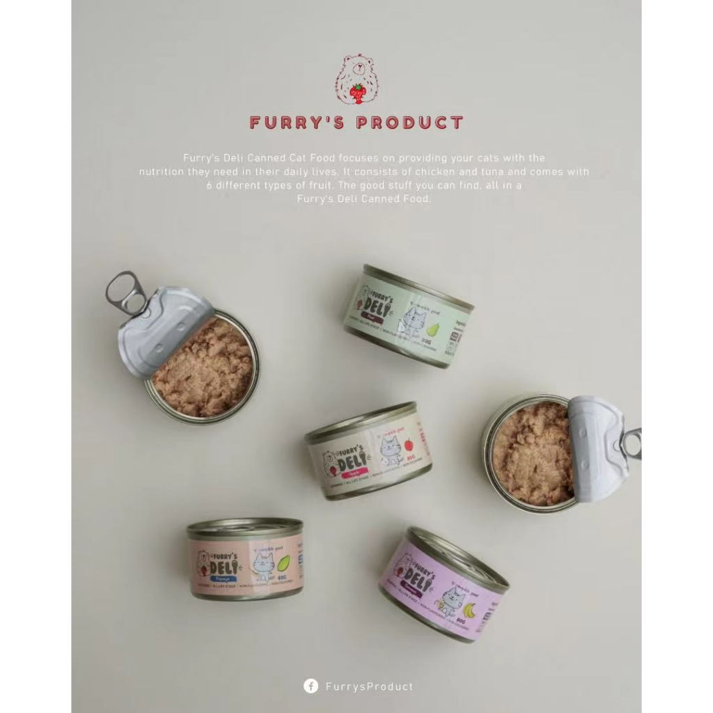 Furry Deli Complete Cat/Dog Can Food (80g) | Shopee Malaysia