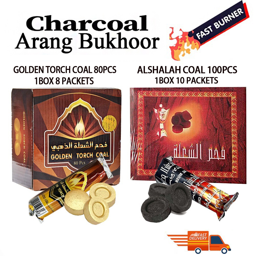 Arang Bukhoor original | Charcoal Bukhoor | Arang Bakhoor Original Black | Arang Gold Premium ...