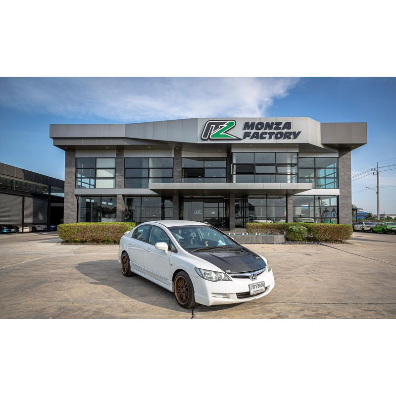 HONDA CIVIC FD FRONT CARBON FIBER BONET BONNET BY MONZA FACTORY ...