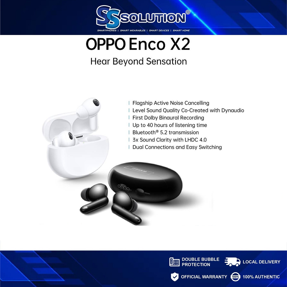 OPPO Enco X2 I 11 mm dynamic driver I Triple-Microphone With Bone ...