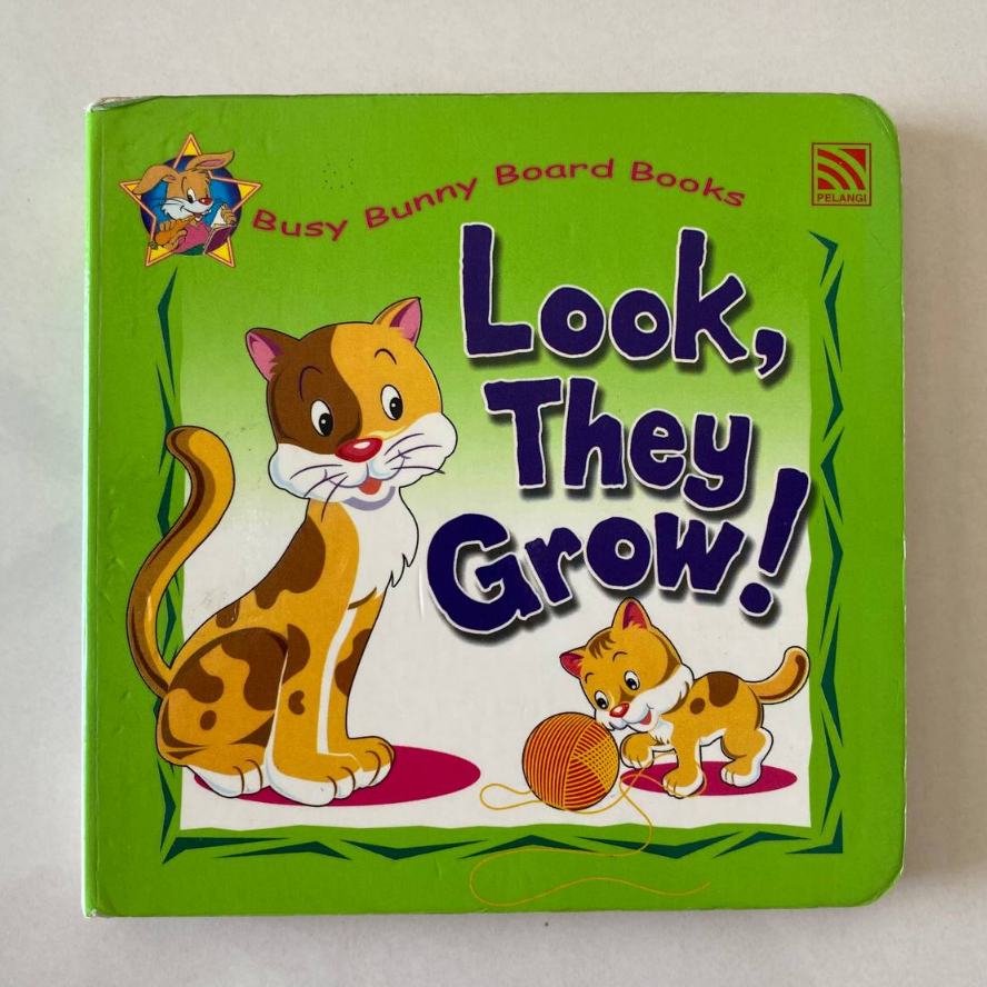 [PRELOVED] Busy Bunny Board Books - Look, They Grow! | Shopee Malaysia