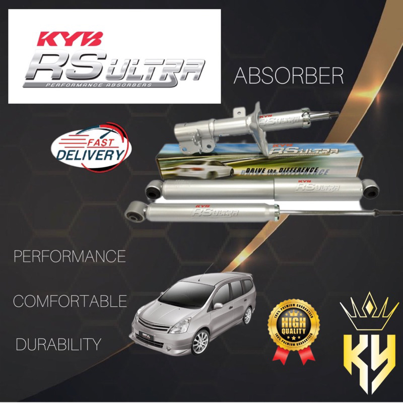KAYABA KYB RS ULTRA ABSORBER HEAVY DUTY NISSAN GRAND LIVINA | Shopee ...