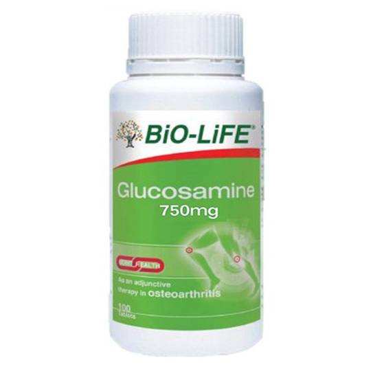 BIO-LIFE GLUCOSAMINE 750MG TAB 30'S | 100'S (BIOLIFE) | Shopee Malaysia