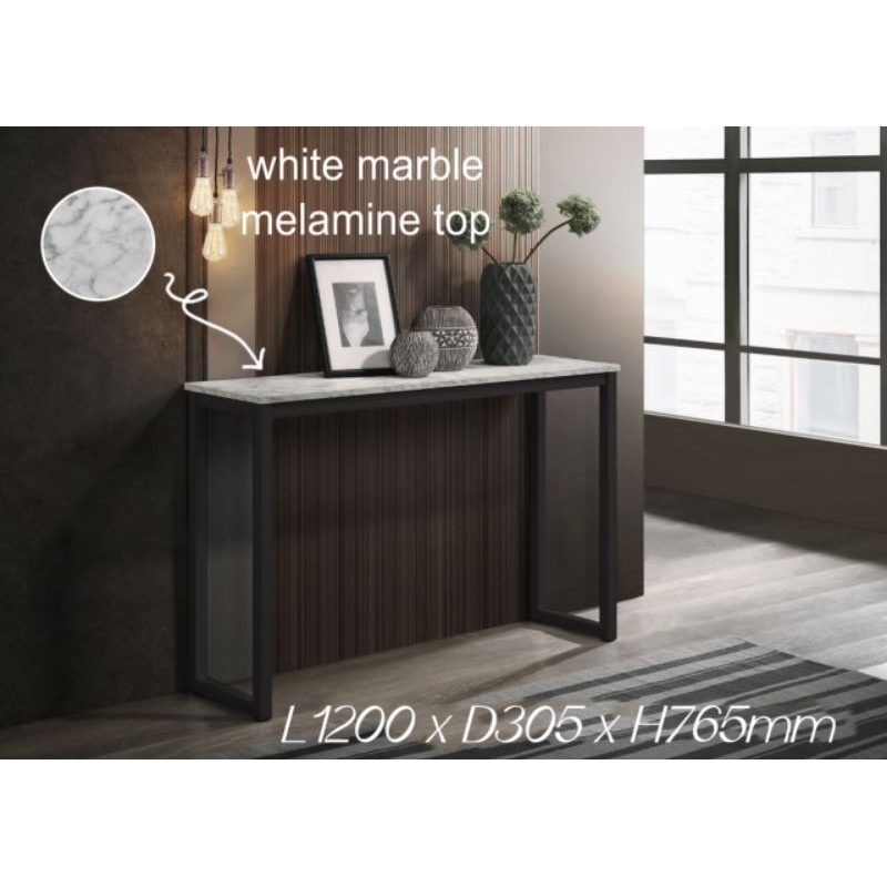 【Ready Stock】Waterproof Melamine Top Console Table/Study Table/Dekstop ...
