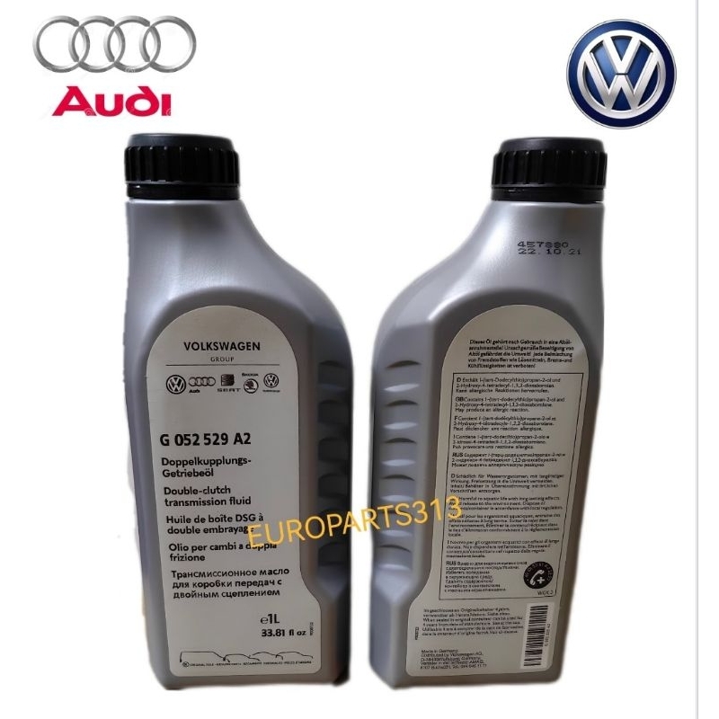 AUDI A4 A5 Q5 7-SPEED DSG DUAL CLUTCH AUTO TRANSMISSION FLUID G052529A2 ...