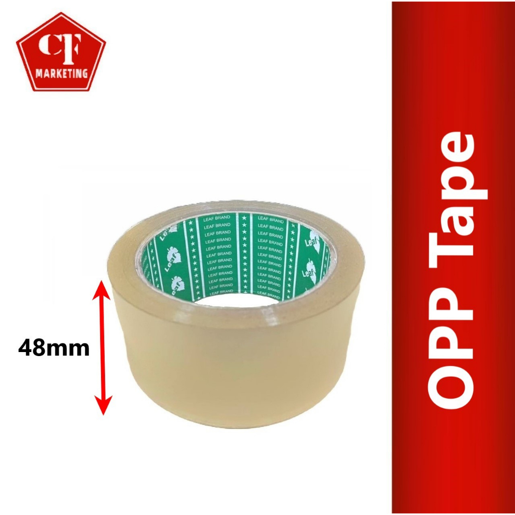 OPP Tape Transparent - 48mm x 90 yards | Shopee Malaysia