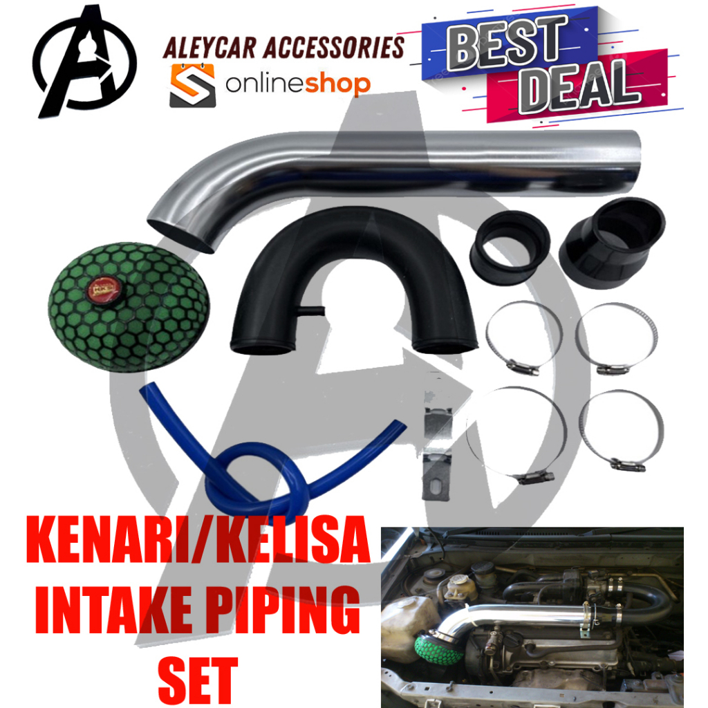 Kenari Kelisa Open Pod Air Intake Piping Pipe Ram Kit Set | Shopee Malaysia