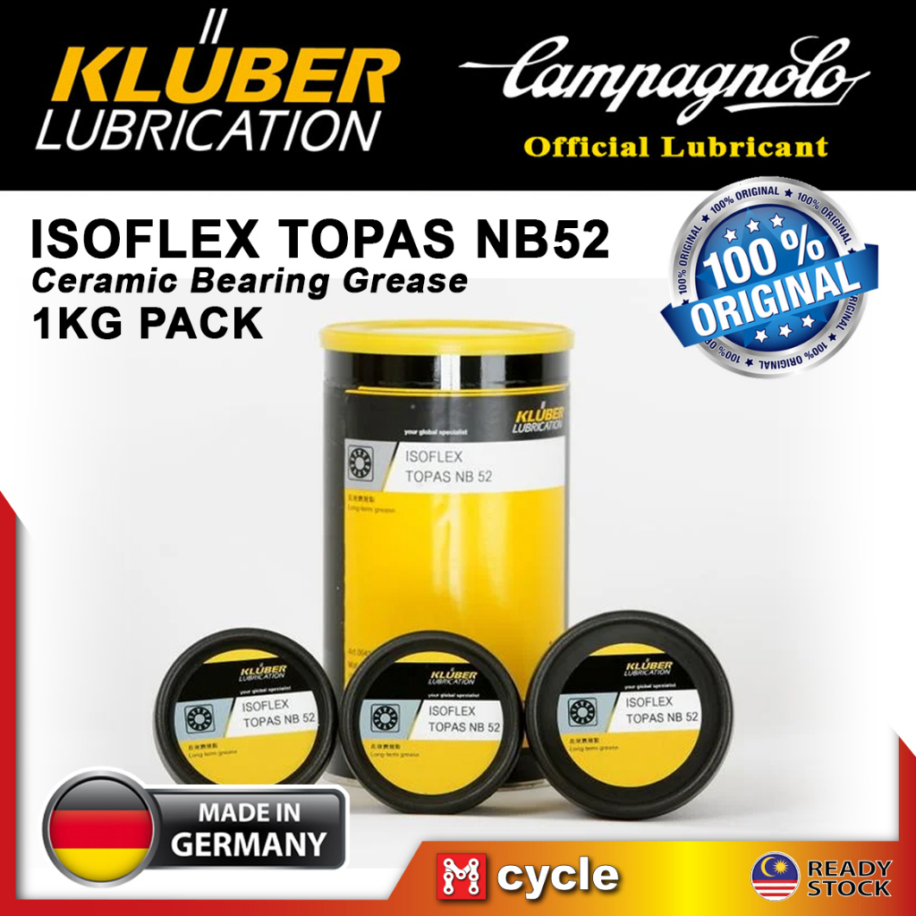 KLUBER Isoflex Topas NB52 (Germany) Super Ceramic Bicycle Bearing ...