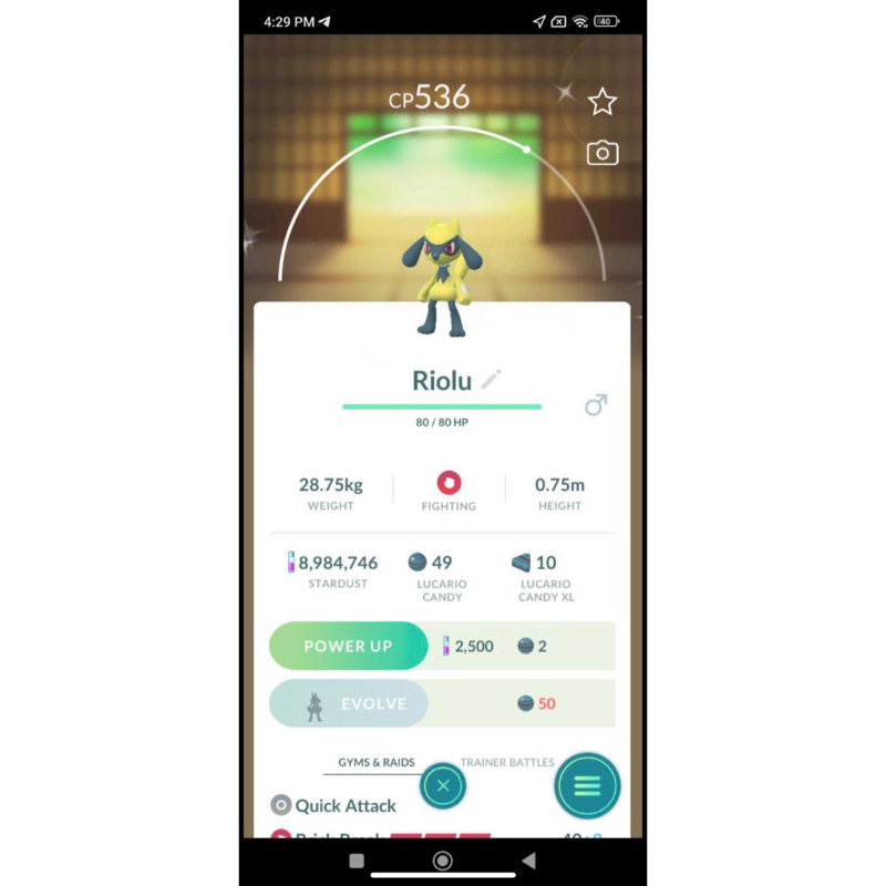 Pokémon Go Shiny Riolu for Trade (July Promotion) | Shopee Malaysia