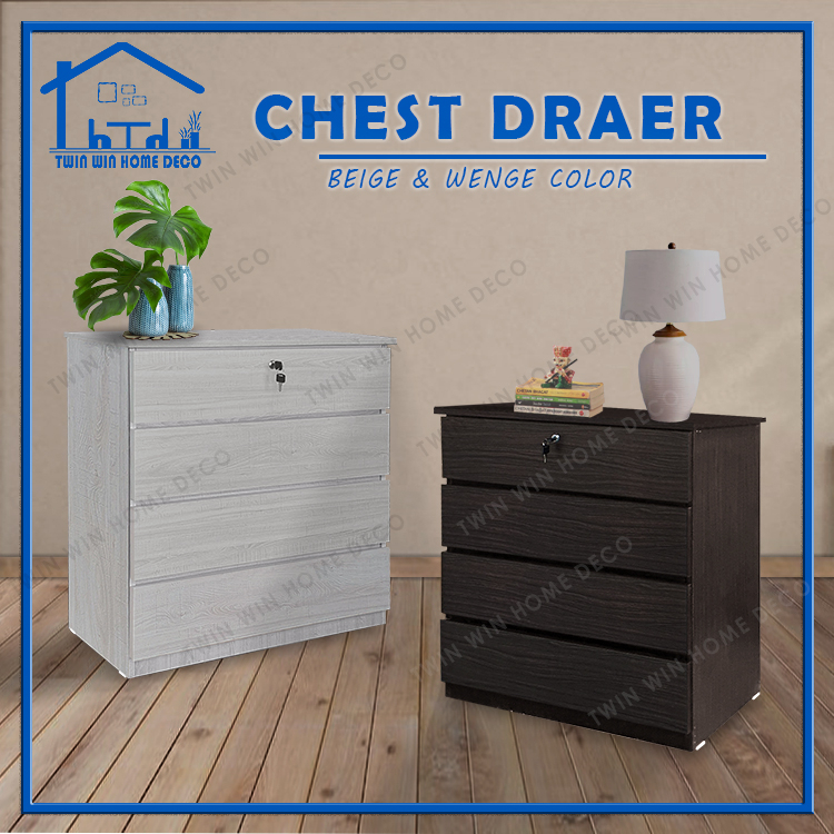(KL & Selangor area only)Twin Win Home 4 Layers Chest Drawer / Top ...