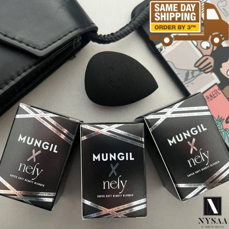 ORIGINAL HQ‼️ MUNGIL X NELY SUPER SOFT BEAUTY BLENDER MUNGIL SPONGE ...