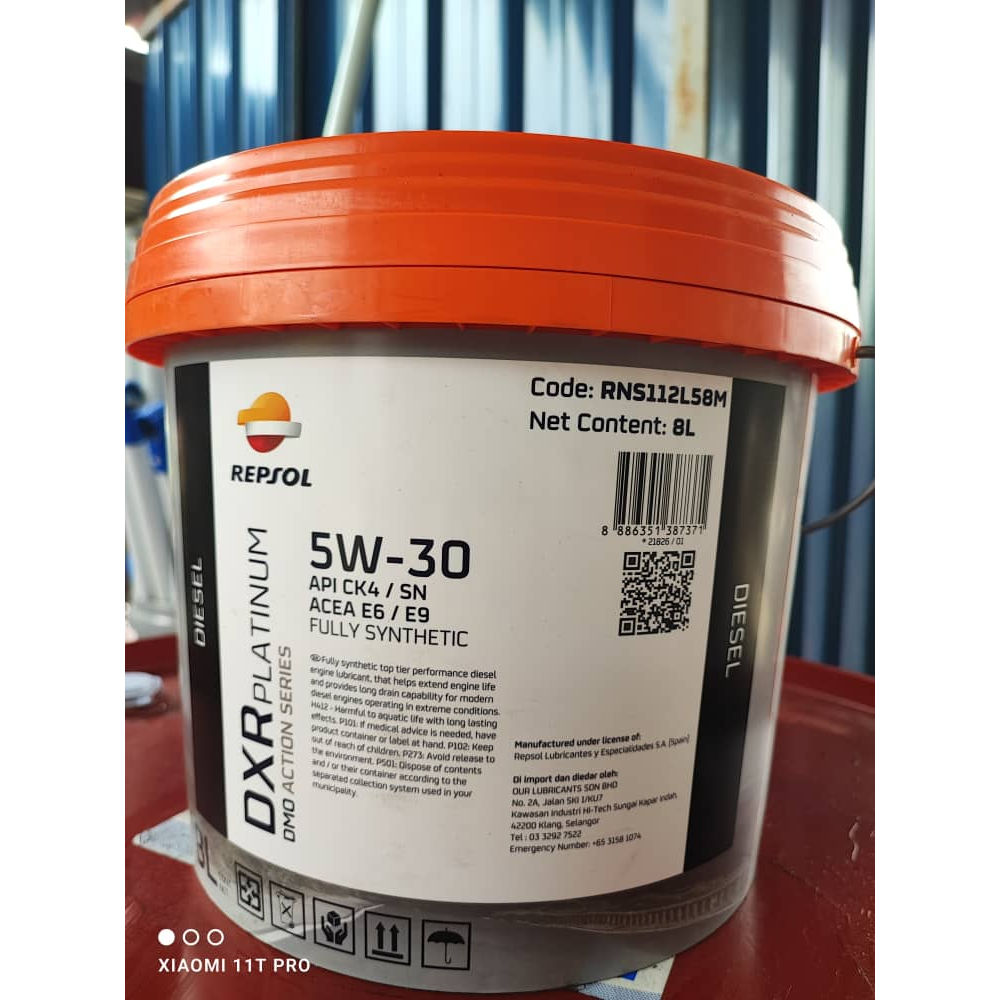 Repsol DXR Platinum 5W-30 (8L) | Shopee Malaysia