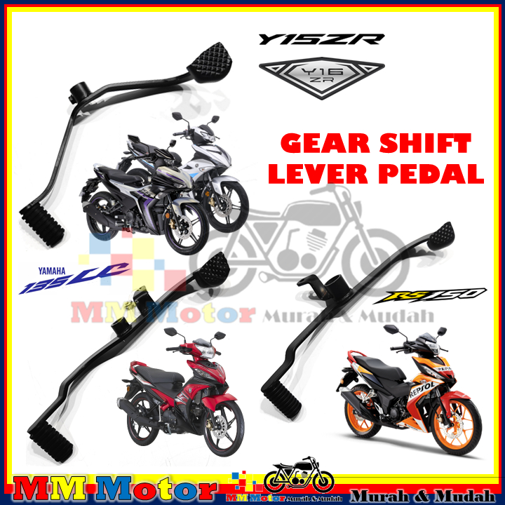GEAR SHIFT LEVER PEDAL YAMAHA LC135 Y15ZR Y16ZR HONDA RS15O IMPORT VIETNAM BATANG GEAR PIJAK ...