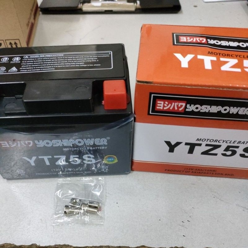 BATTERY YTZ5S YOSHI POWER | Shopee Malaysia