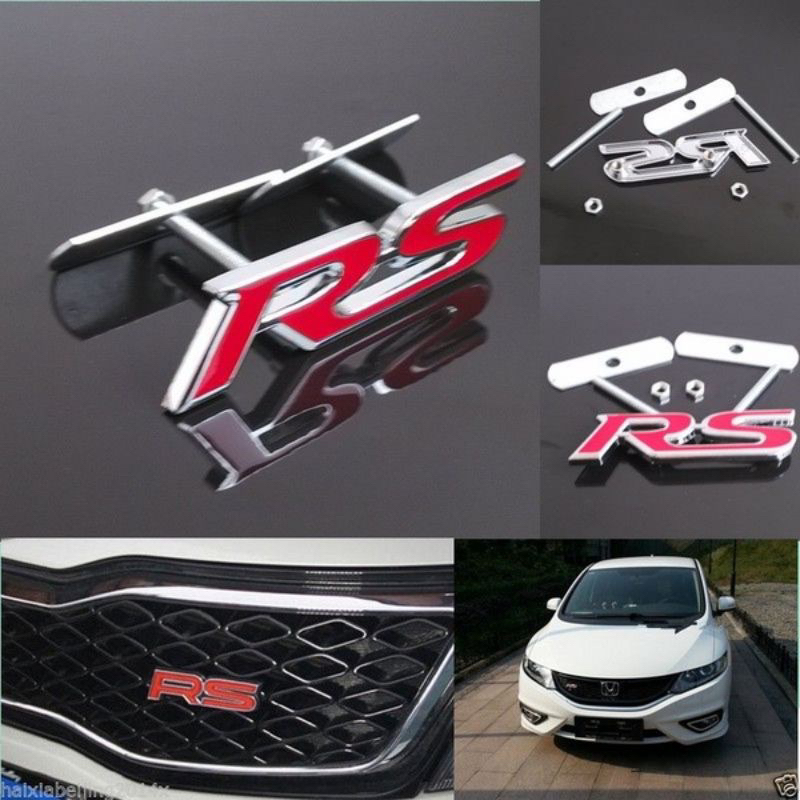 Car Toyota Honda Ford Volkswagen Modified RS Logo Civic Sticker Rear ...