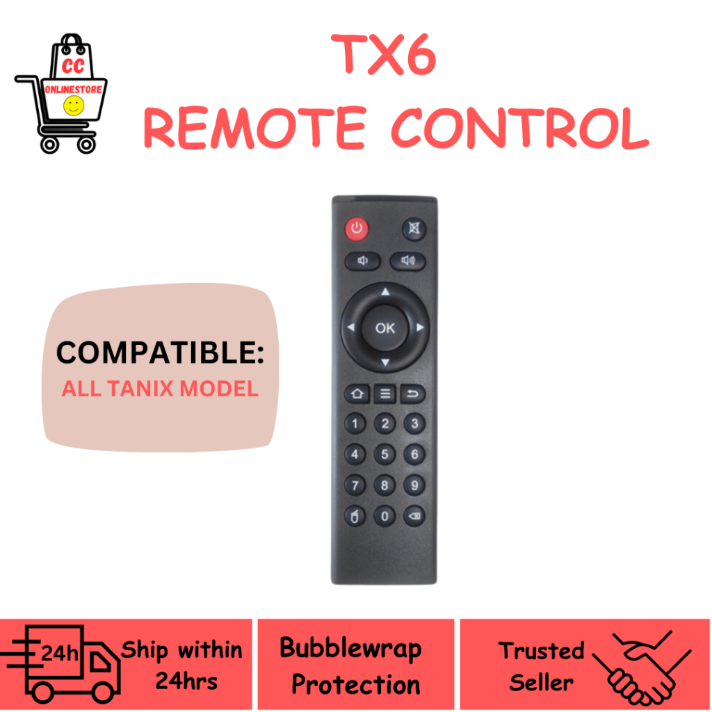REMOTE CONTROL FOR TX3 MINI TX6 TX6S TX92 TX5 ANDROID BOX SMART TV MINI ...