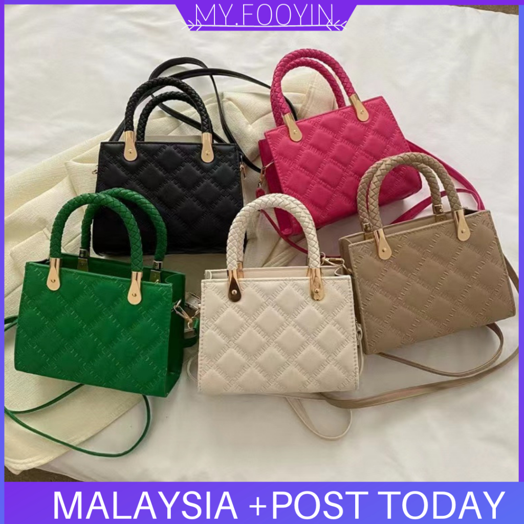 N374 READY STOCK MYFOOYIN Dinner Sling Shoulder Bag Women Handbag Tote ...