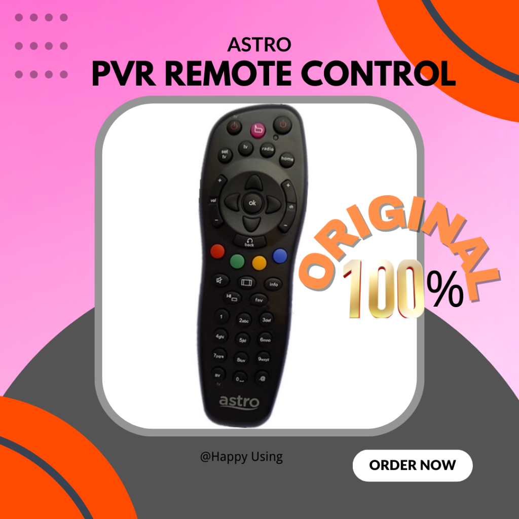 PVR Remote Control for Xstro 100% ORIGINAL | Shopee Malaysia