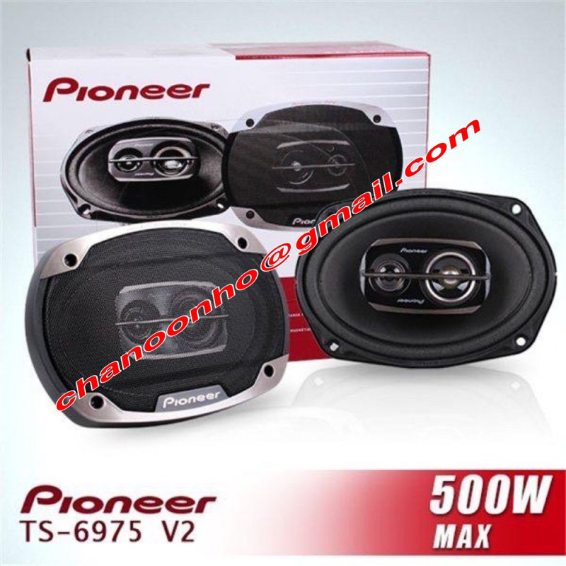 PIONEER TS-6975 V2 500 WATT / TS-6975 V3 550 WATT 6X9 3-WAY COAXIAL CAR ...