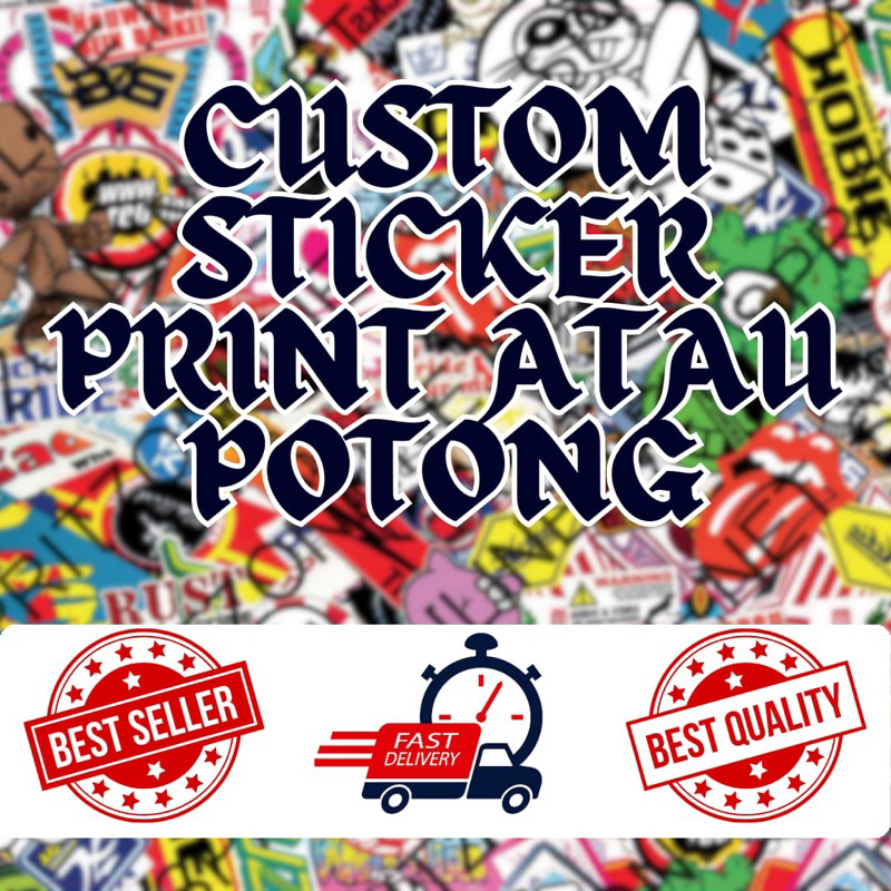 [TOP] RM1.00 Custom Sticker Print atau Sticker Potong #stiker prin # ...