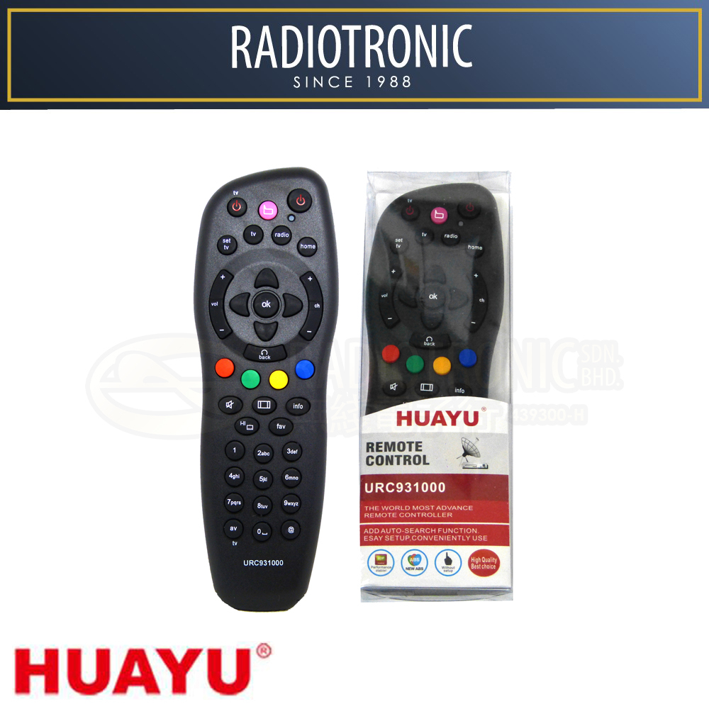 HUAYU ASTRO Remote B'yond Control (NJOI) (SMALL) (BLACK) URC931000 = 6 ...