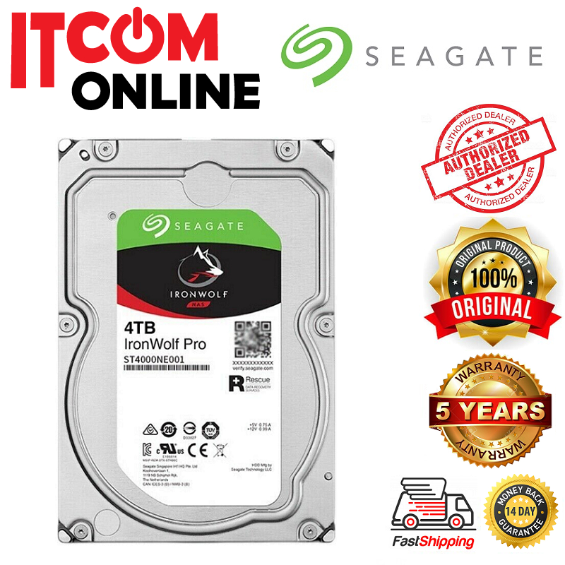 SEAGATE IRONWOLF PRO 4TB 128MB SATA III NAS HDD (ST4000NE001) | Shopee ... SEAGATE IRONWOLF PRO 4TB 128MB SATA III NAS HDD (ST4000NE001) | Shopee ...