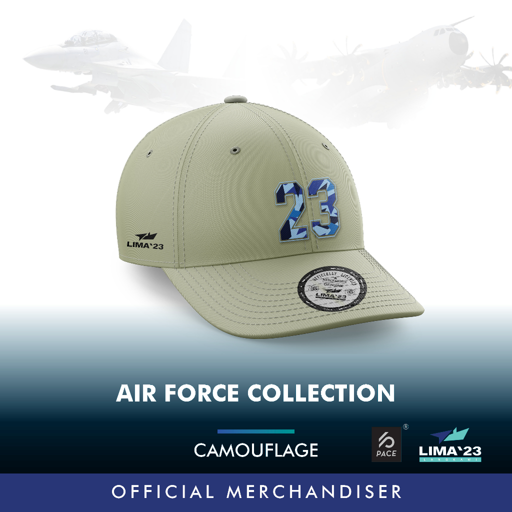 Lima`23 Air Force Collection cap Camouflage 23 | Shopee Malaysia