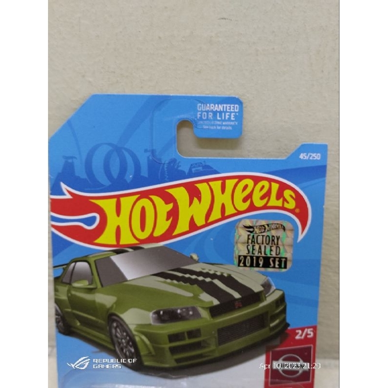 Hotwheels Mainline Nissan Skyline GTR BNR34 FACTORY SEALED 2019 ...