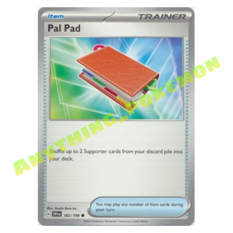 Pokemon Trainer Card- Pal Pad (172/202), (182/198), (132/156) -NORMAL ...