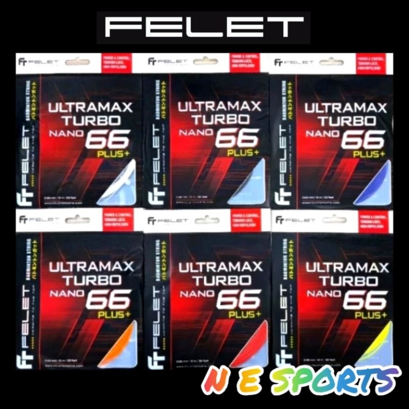 Felet Ultramax Turbo Nano 66 Plus+ String | Shopee Malaysia