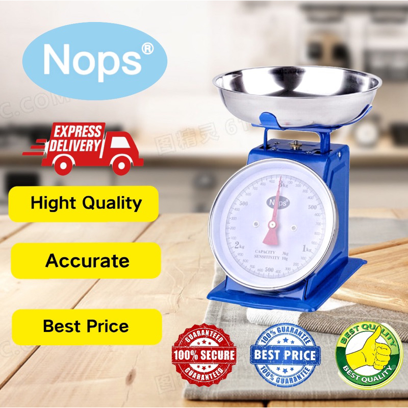 ORIGINAL NOPS SPRING SCALE Commercial Mechanical Weighing Scale Analog ...