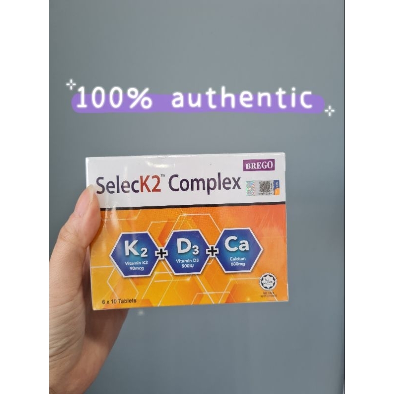 Select K2 Complex 🔥 Calcium D3 K2 🔥 bone teeth osteocalcin | Shopee ...