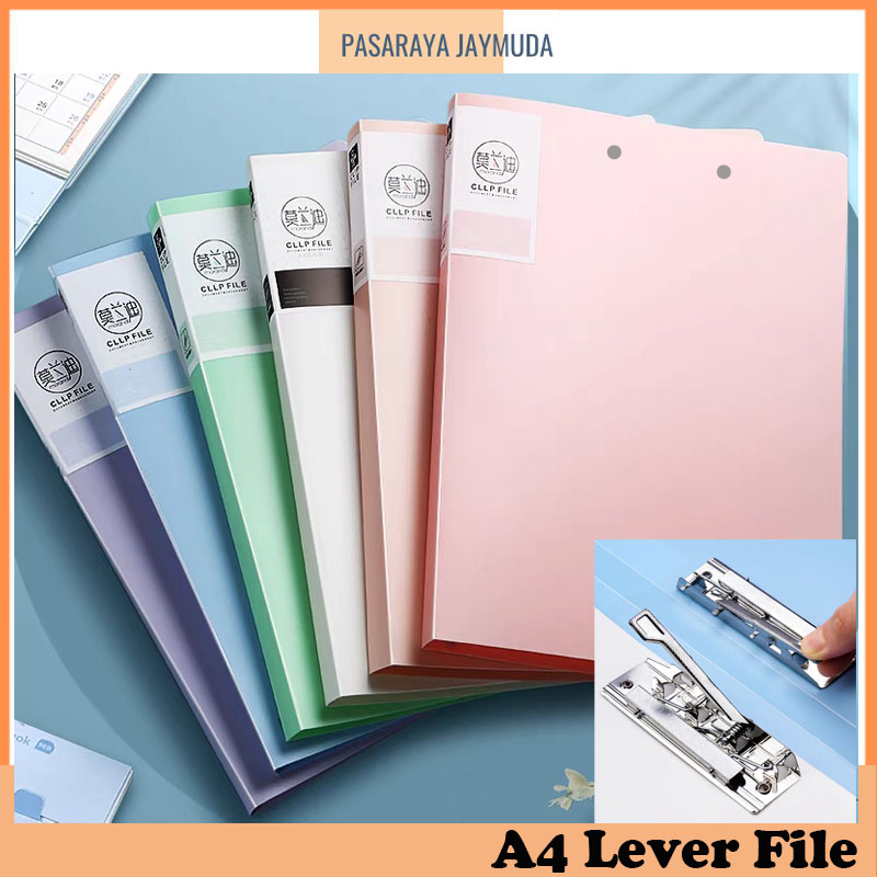 Morandi A4 Lever Double Clip File Clamp File Multi-Functional Plastic ...