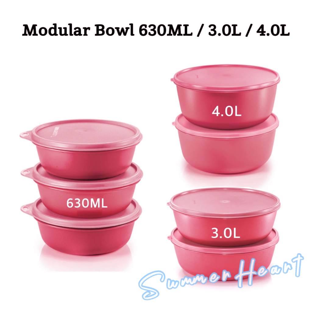 Tupperware Modular Bowl 630ml / 3.0L / 4.0L | Shopee Malaysia