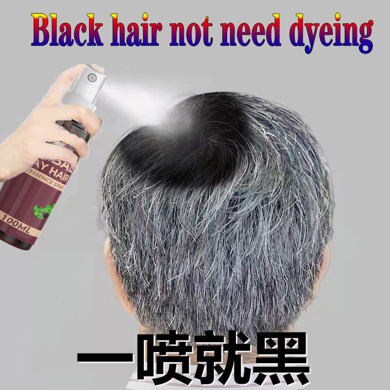 Black hair spray White Hair Turn Black Polygonum Multiflorum Essence ...