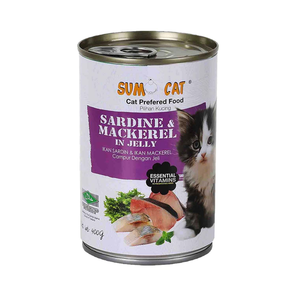 Sumo Cat Premium Cat/Kitten Canned Wet Food Tuna Series (400g) | Shopee ...